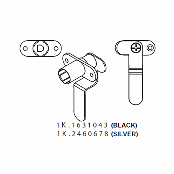 Kimball Office Double Door Cam Locks 1K163104 & 1K2460678 - EasyKeys.com